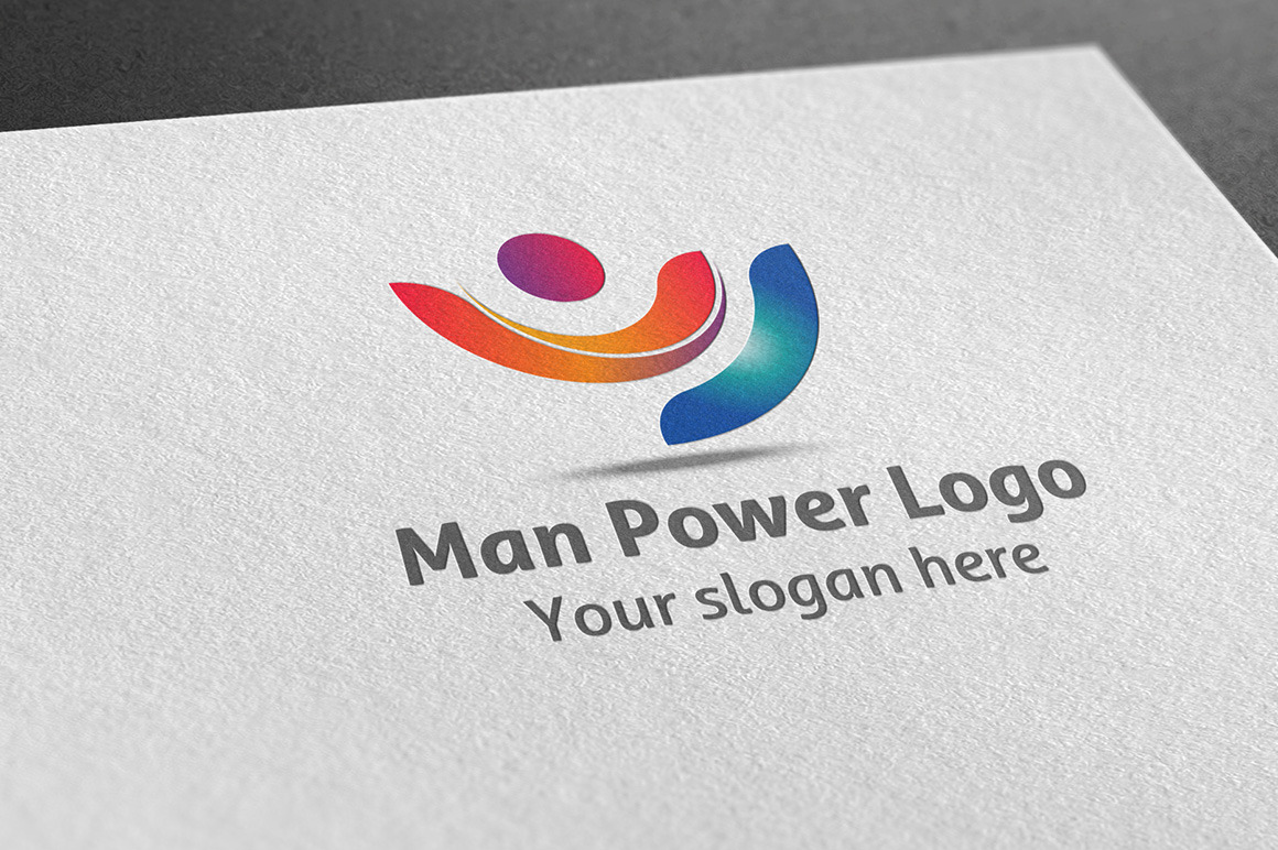 Man Power Logo, a Branding & Logo Template by BdThemes