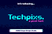 Techpixs - Pixel Font