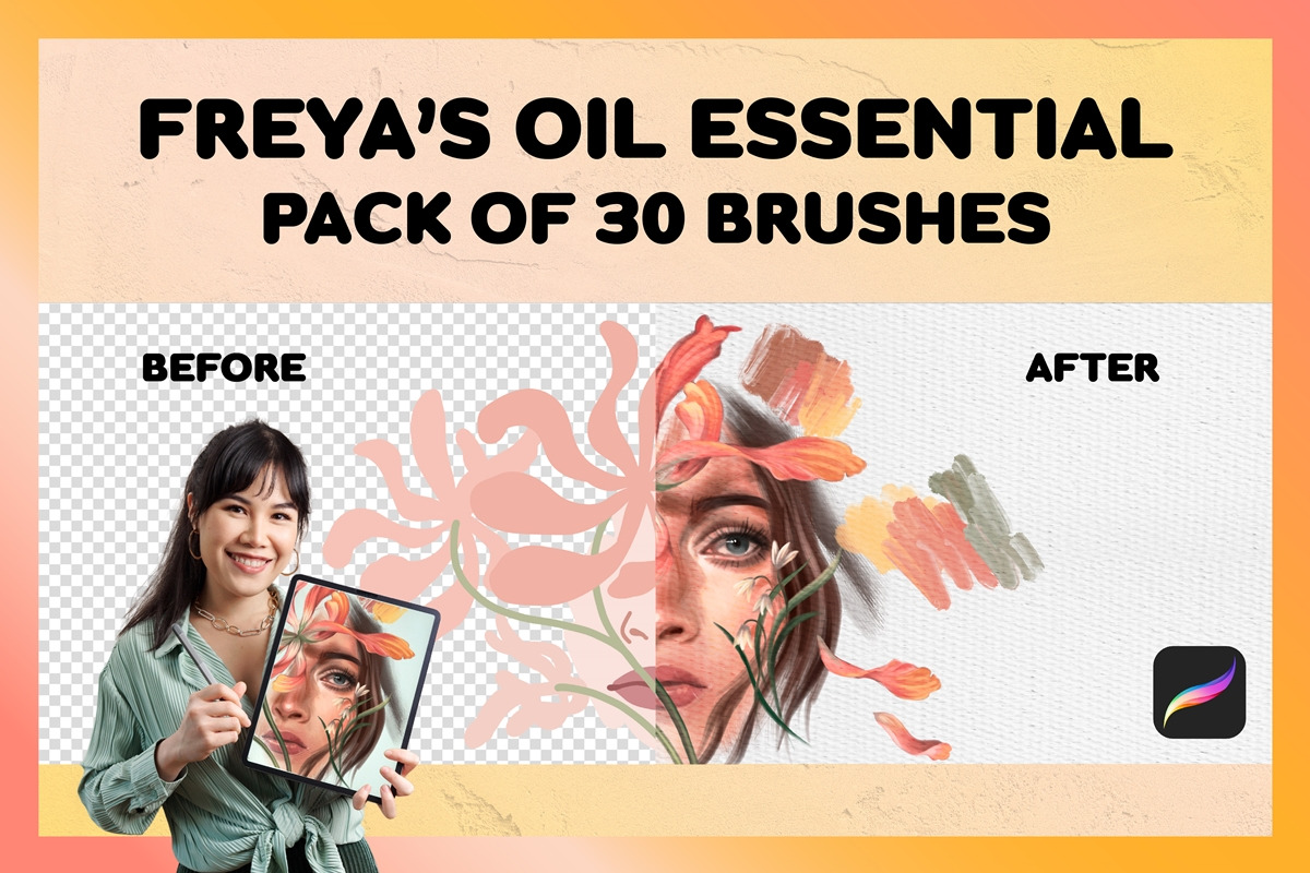 Procreate Oil and Acrylic Brushes