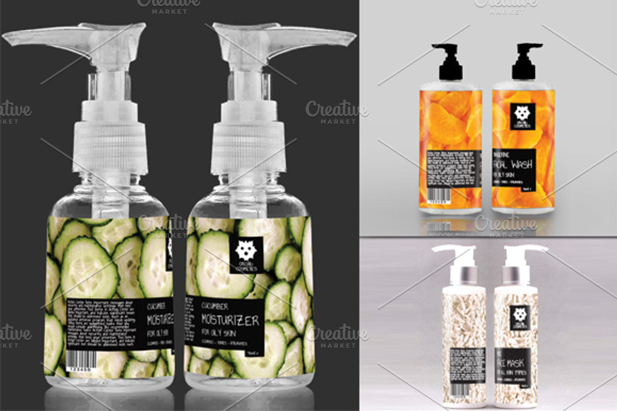Product Label Templates x6, a Templates & Theme by MHLY