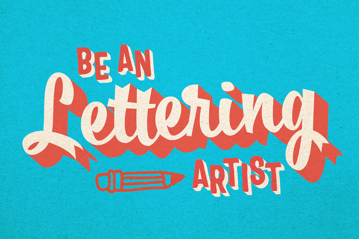 BIMBO • Hand Lettering Collection, a Handwritten Font by Vintage Voyage ...