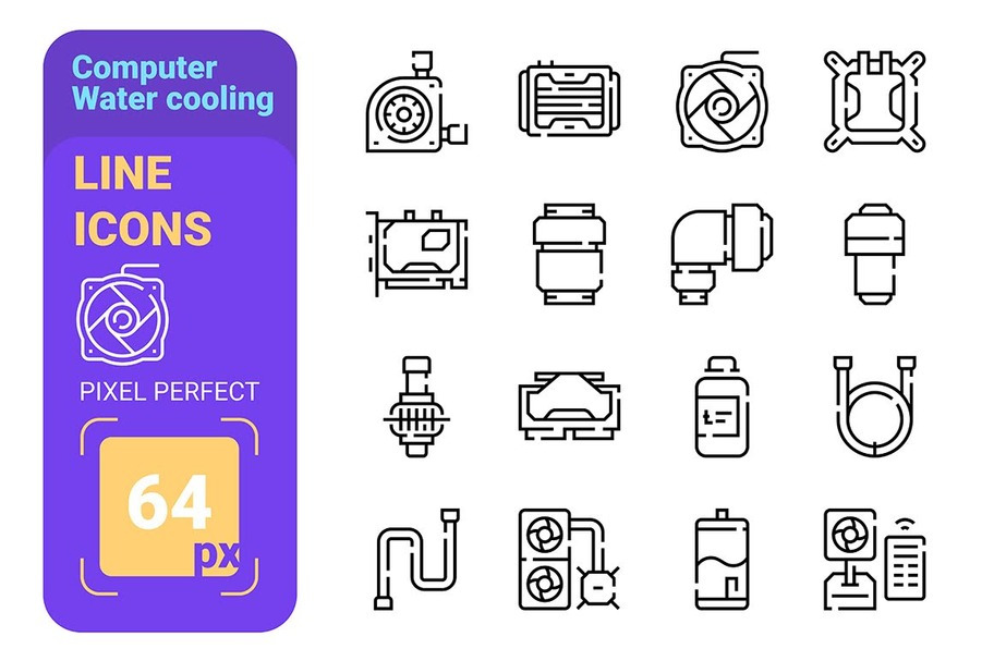 Computer water cooling equipment set, a Technology Photo by Evanat ...