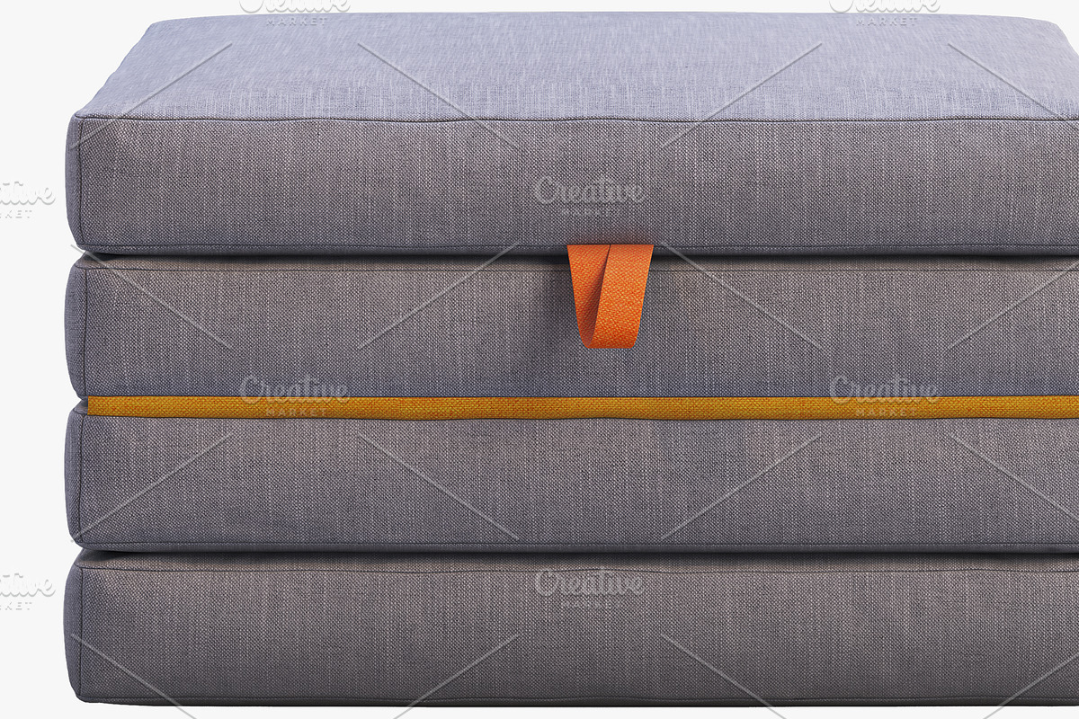 Mattress folding 3d model, a Furniture 3D Model by 3dmitruk