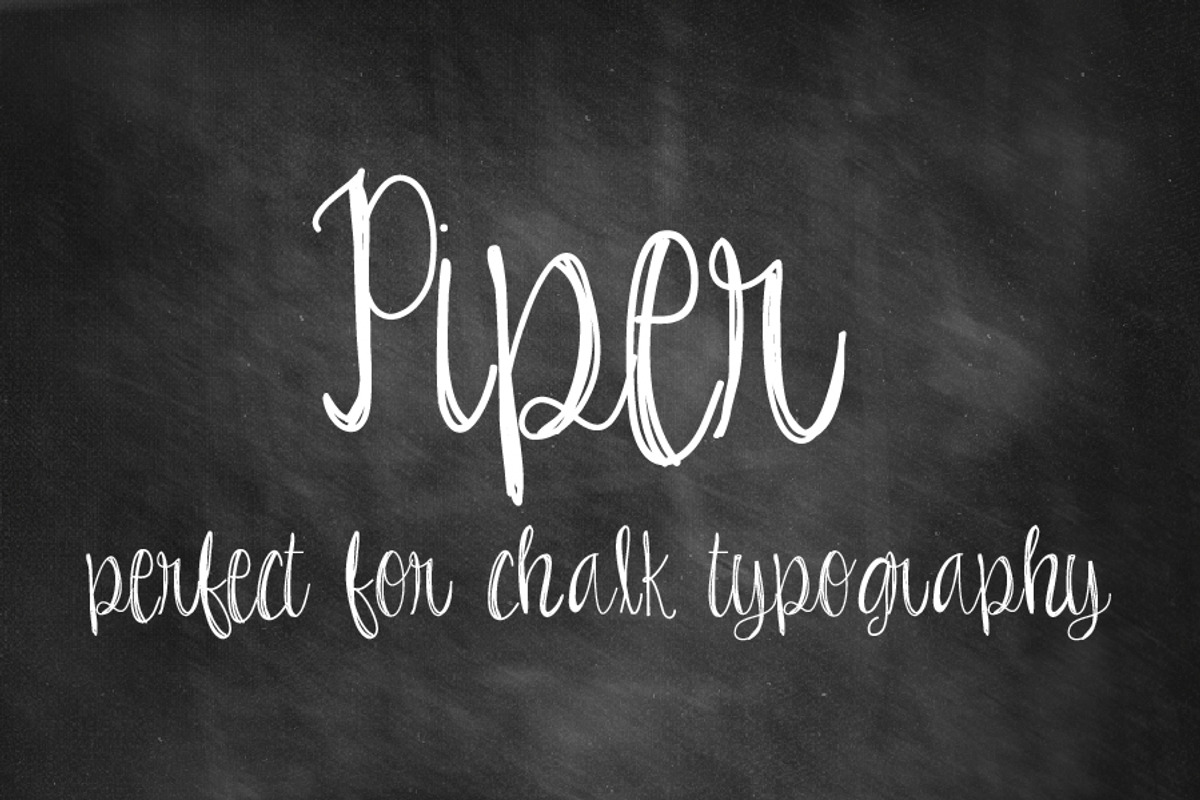 Piper, a Script Font by OnTheSpotStudio | Creative Market