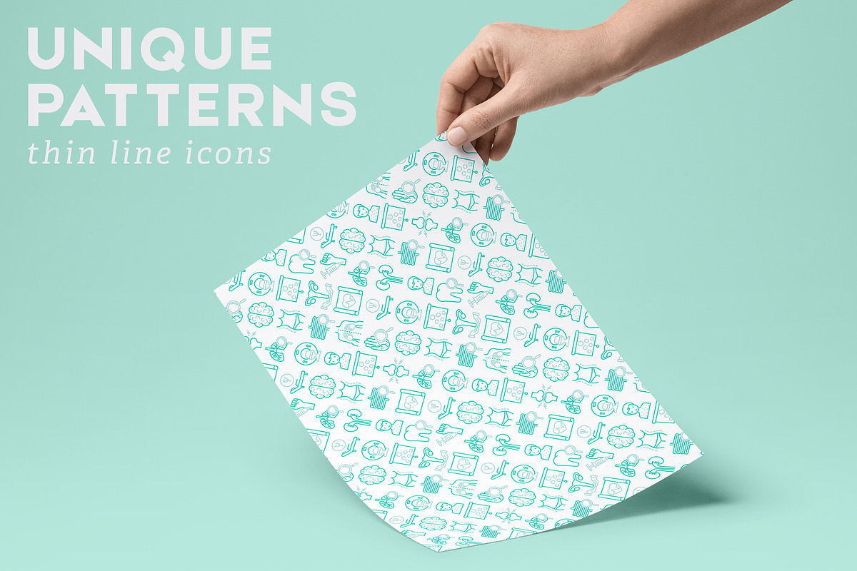 100 Seamless Patterns Collection, a Pattern Graphic by Alex Blogoodf