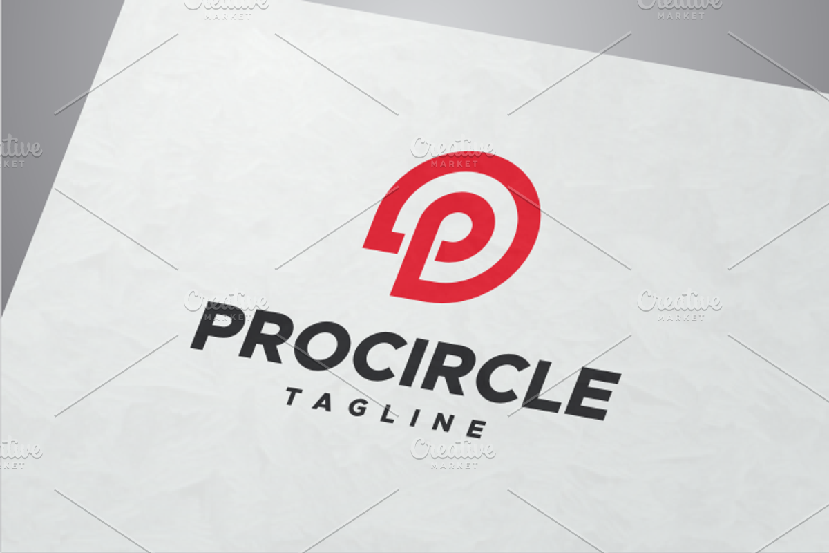Pro Circle - Letter P Logo, a Branding & Logo Template by yopie
