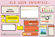 Old user interface window., a Technology Illustration by ZinetroN