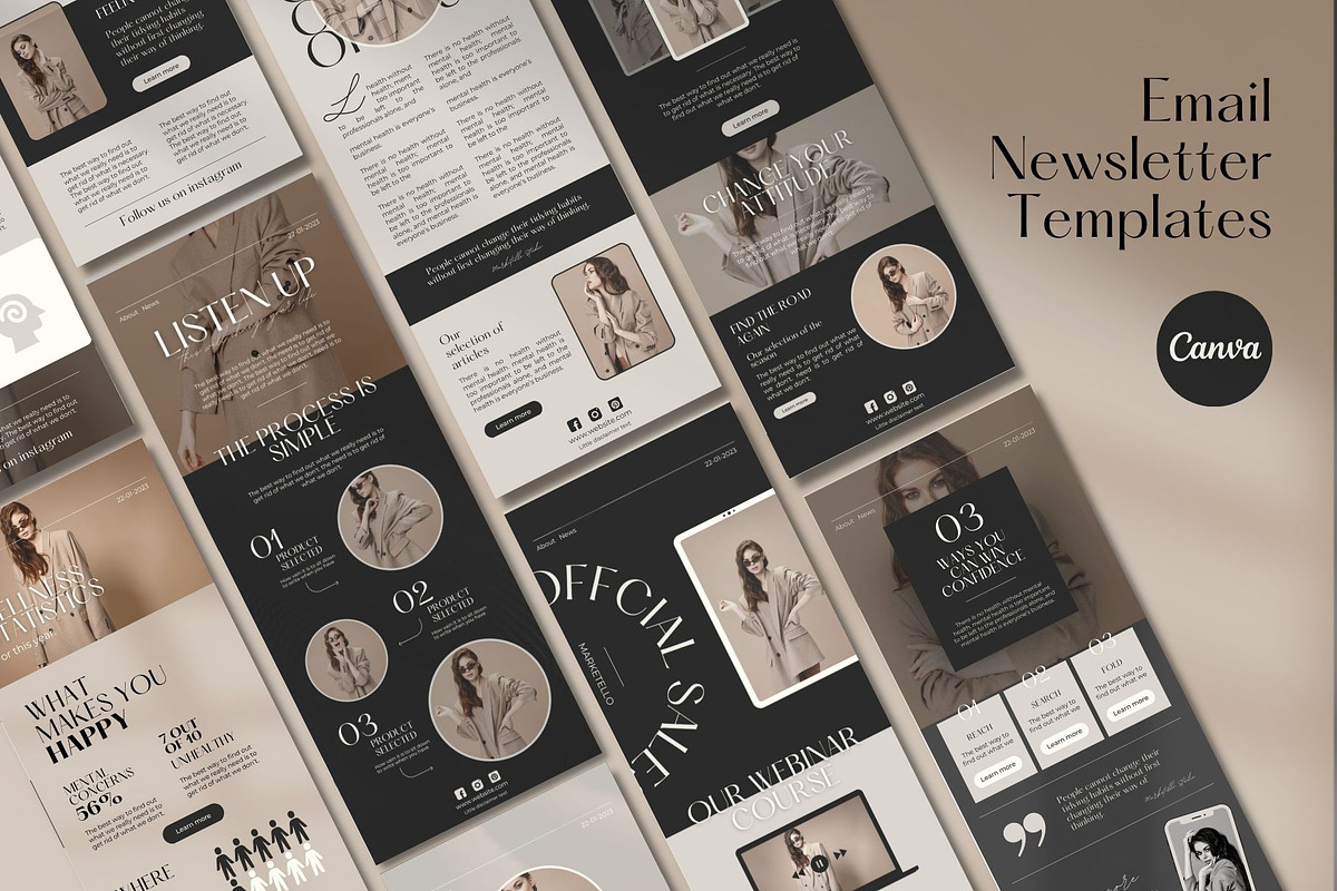 CANVA Email Newsletter Templates