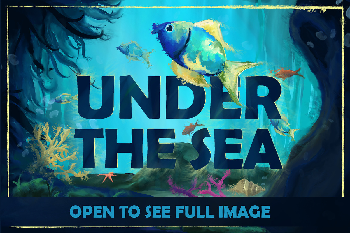 Under The Sea: Procreate Brushes, a Brush Add-On by Leonard Posavec