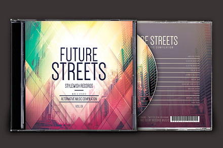 20 CD Cover Templates Bundle, a Templates & Theme by styleWish