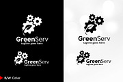 Green Service Logo Template, a Branding & Logo Template by ...