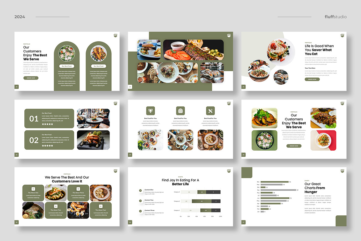 Food & Restaurant Powerpoint Template