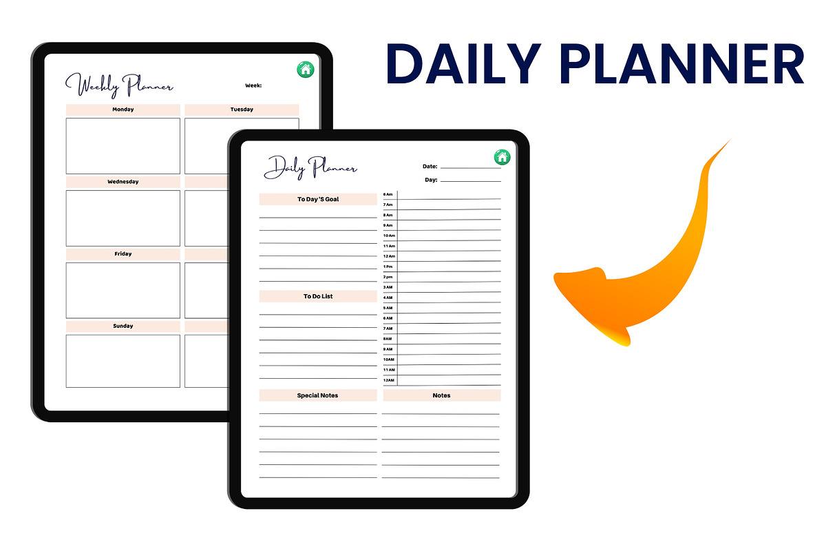 2026 Digital Strategic Life Planning, a Stationery Template by Designmela01