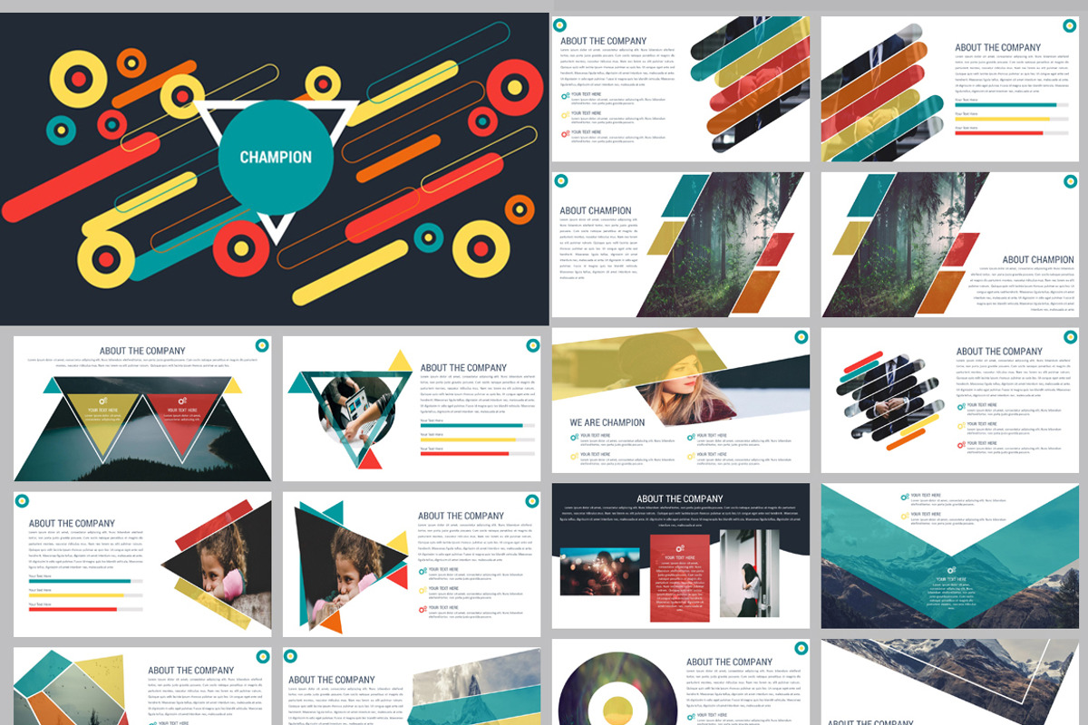 Champion Powerpoint Template, a Presentation Template by Creative Slides