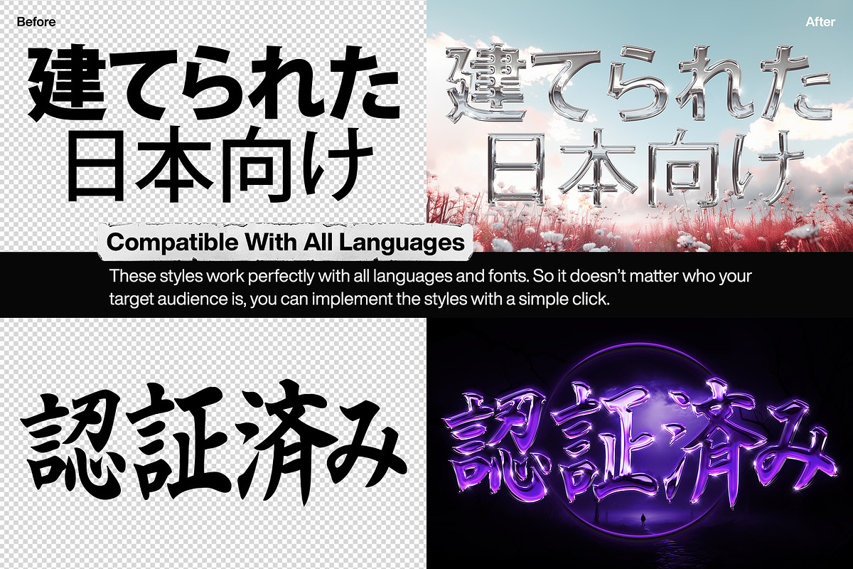 Chrome Text Effects Bundle 02, a Layer Style Add-On by Hyperpix Productions