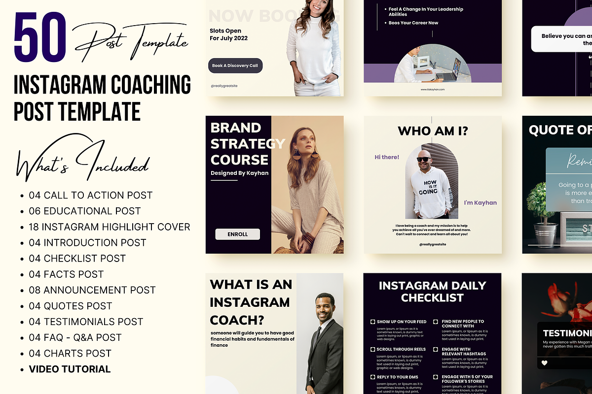 Instagram Coaching Post Template