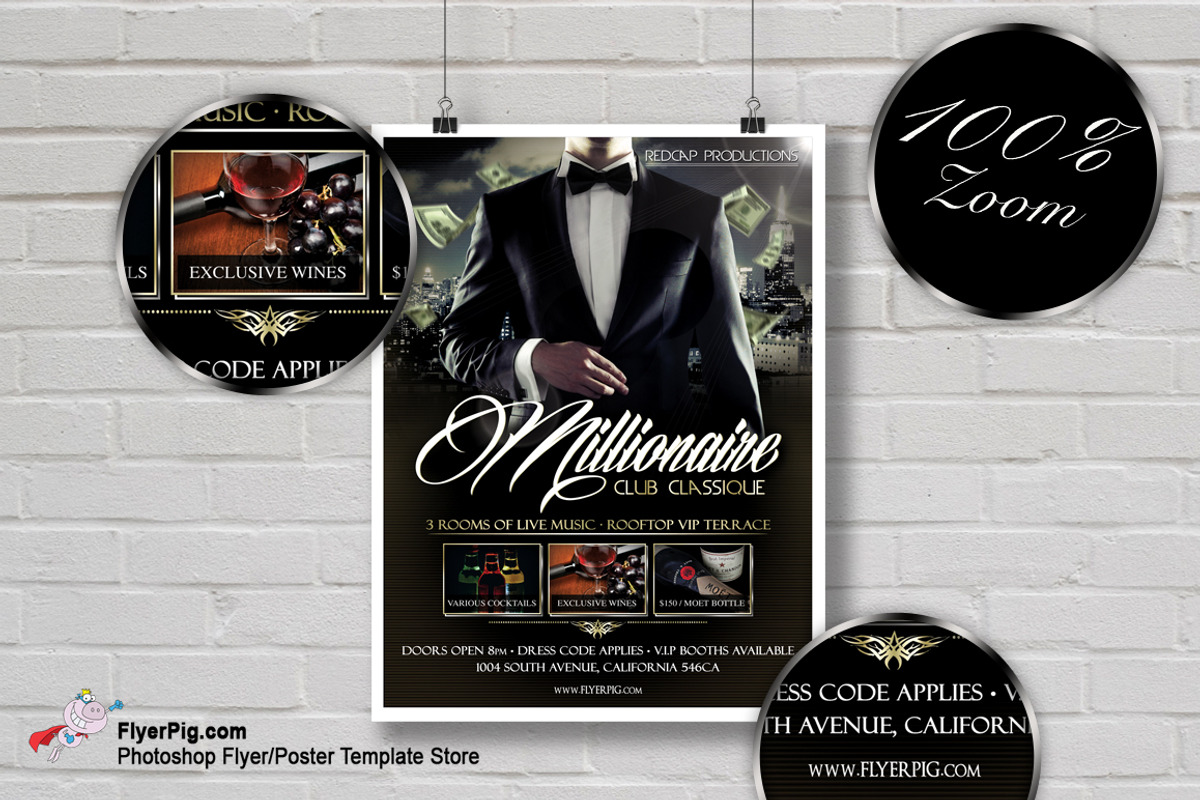 Club Flyer Template, a Flyer Template by FlyerPig