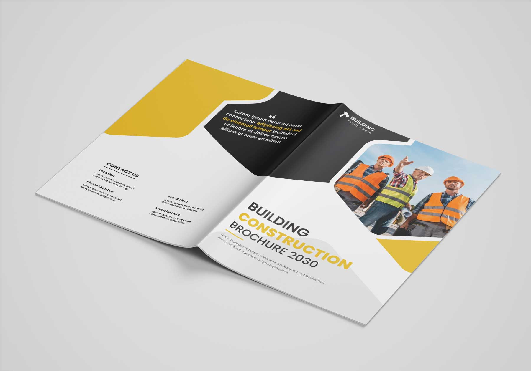 Construction Brochure Templates