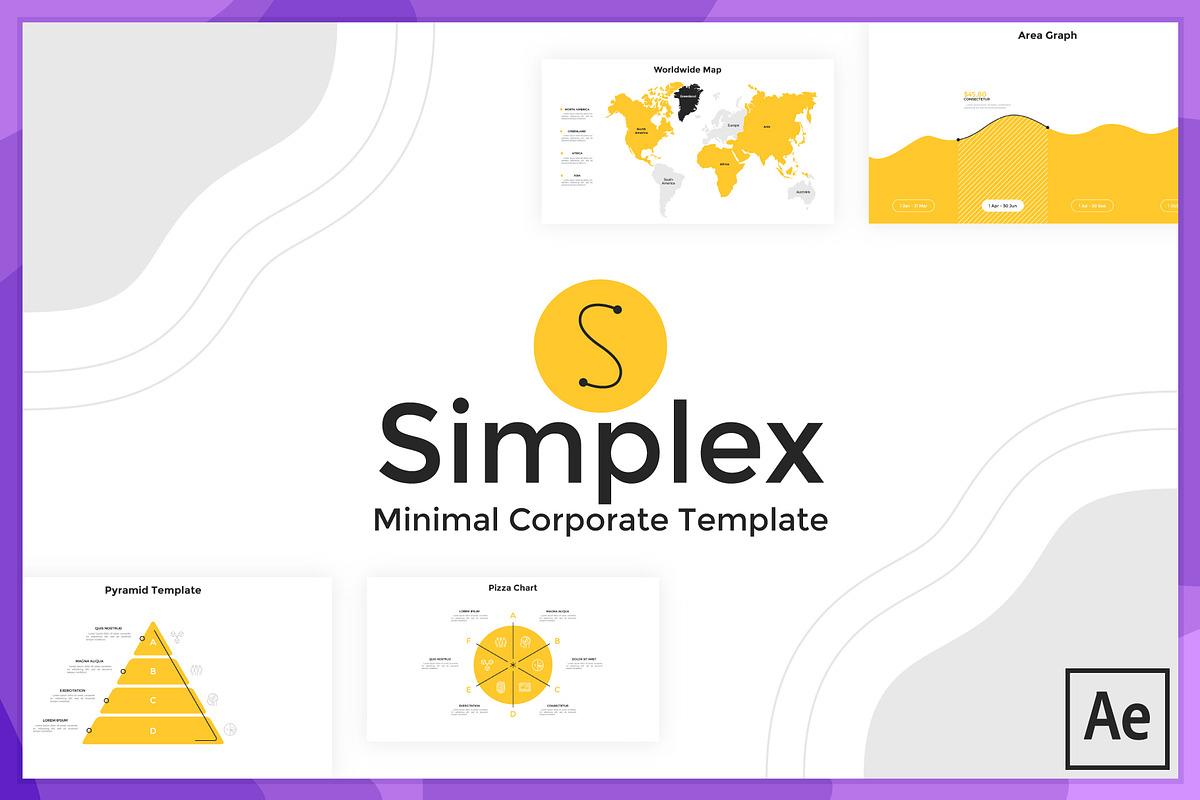 The Simplex. Animated Template, a Presentation Template by Andrew Kras ...