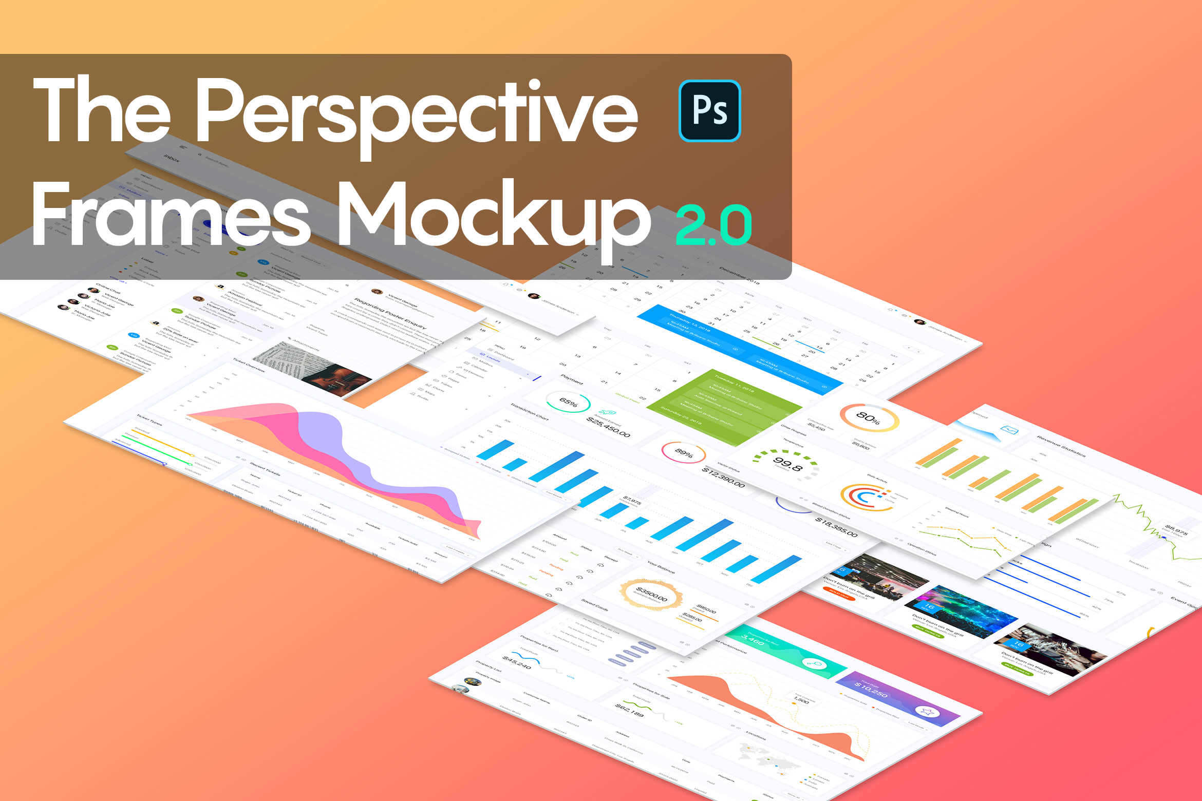 Perspective Frames Mockup 2.0, a Device Mockup by KL-Webmedia