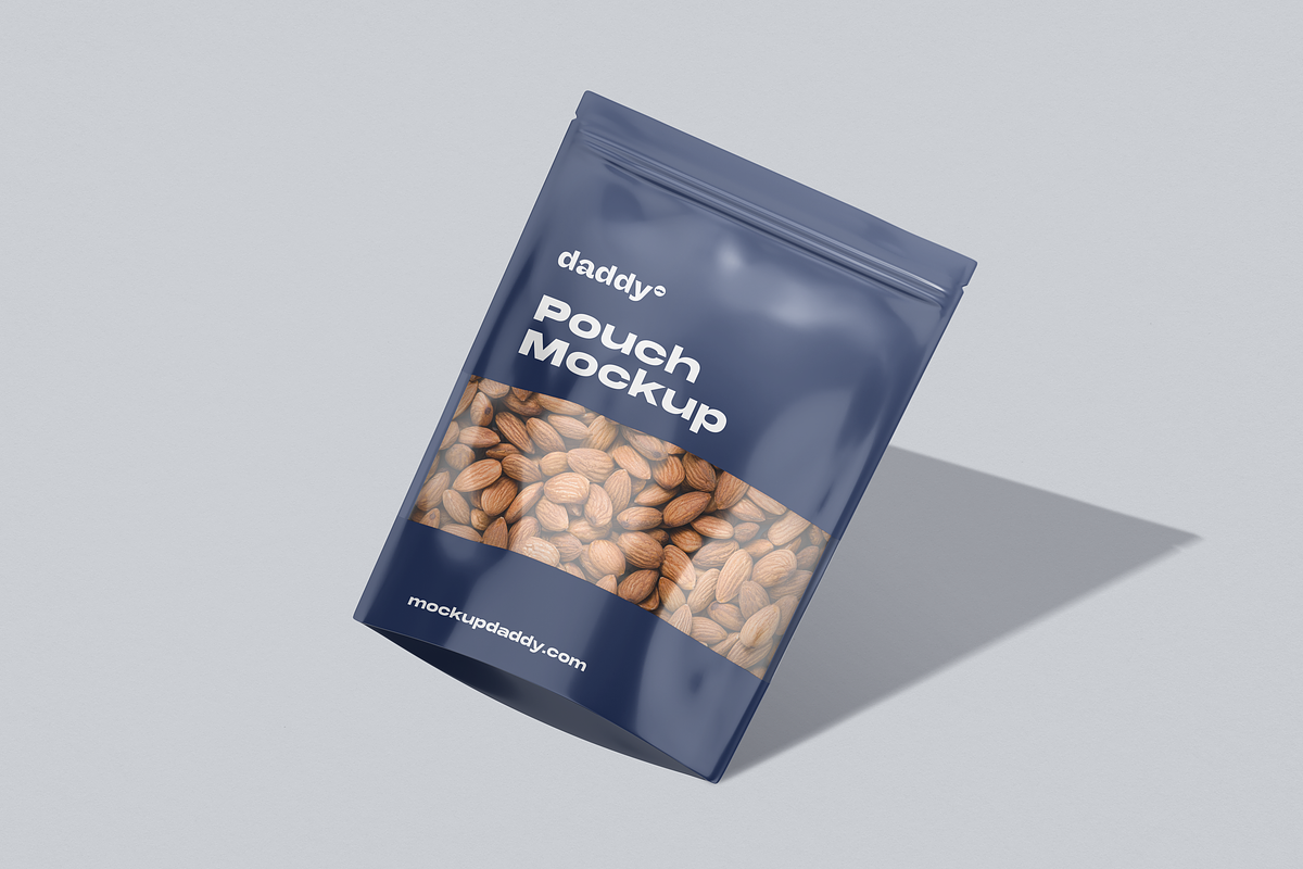 Pouch/Bag with Clear Window Mockup, a Packaging Mockup by Mockupdaddy