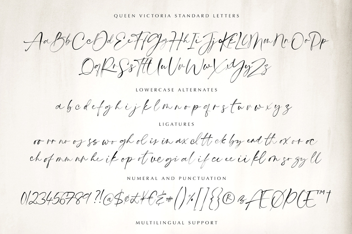 Queen Victoria SVG, a Script Font by Ivan Rosenberg