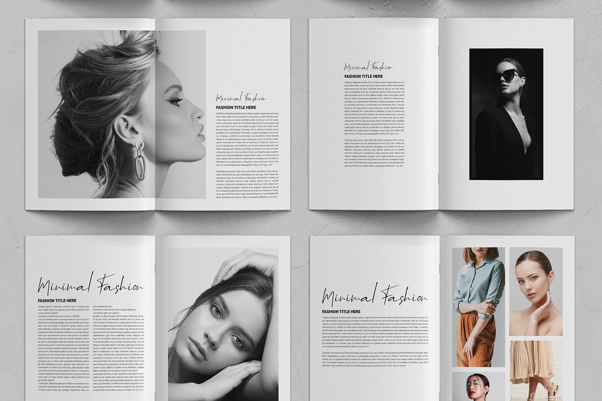 Minimal Magazine Design