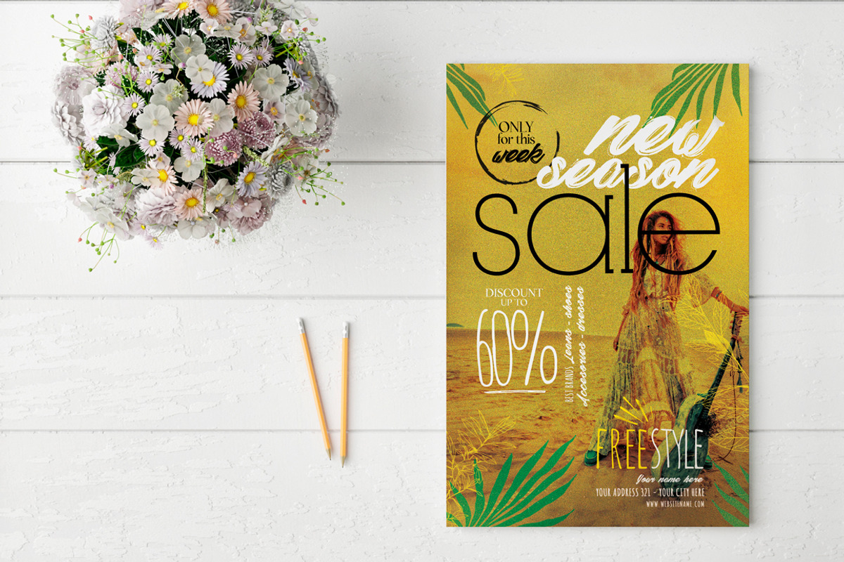 New Season Flyer Template, a Flyer Template by Touringxx Creative Studio