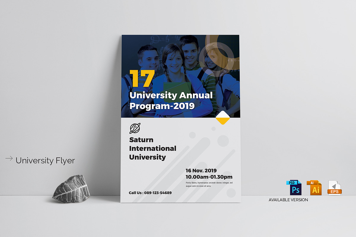 University Flyer, a Flyer Template by Orcshape Studio