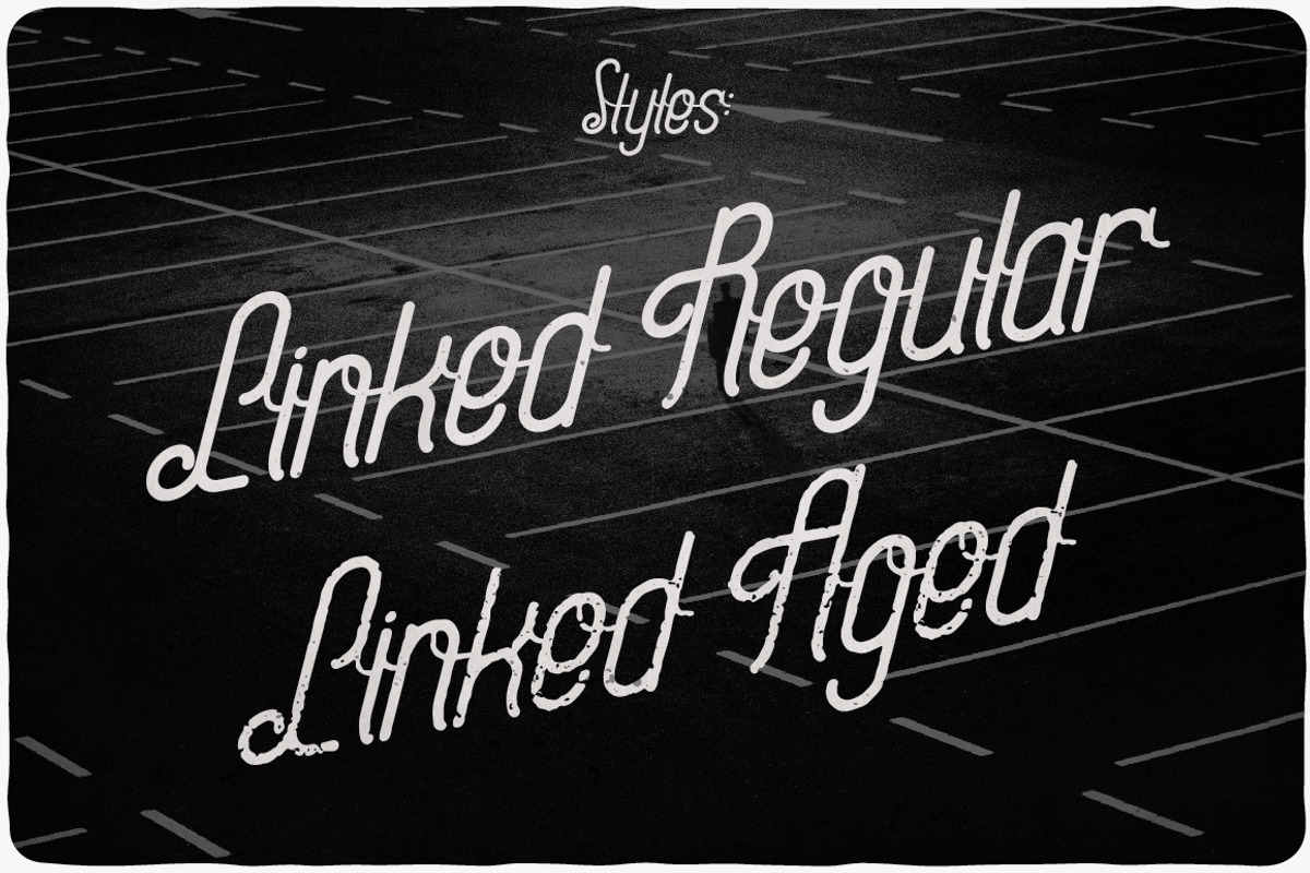 Linked Label Typeface, a Script Font by Vozzy Fonts & Graphocs