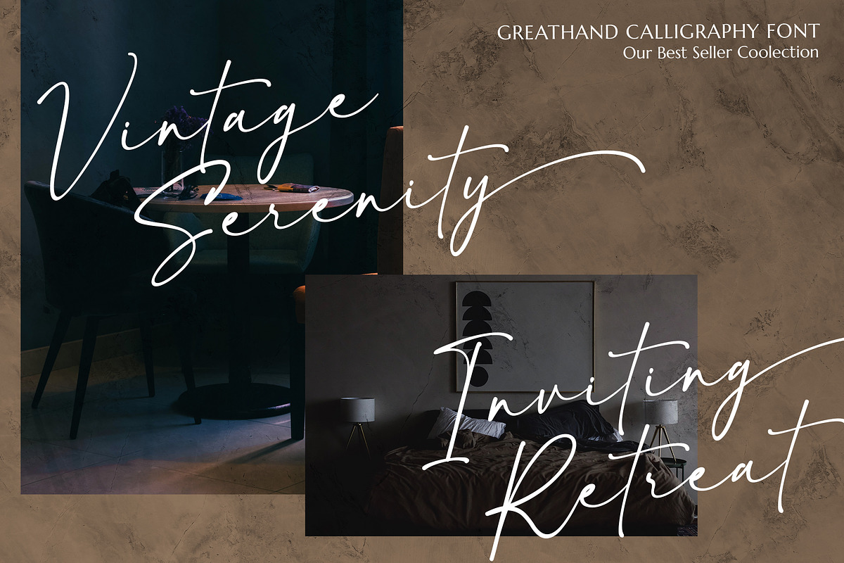 Greathand Font, a Script Font by MJB Letters