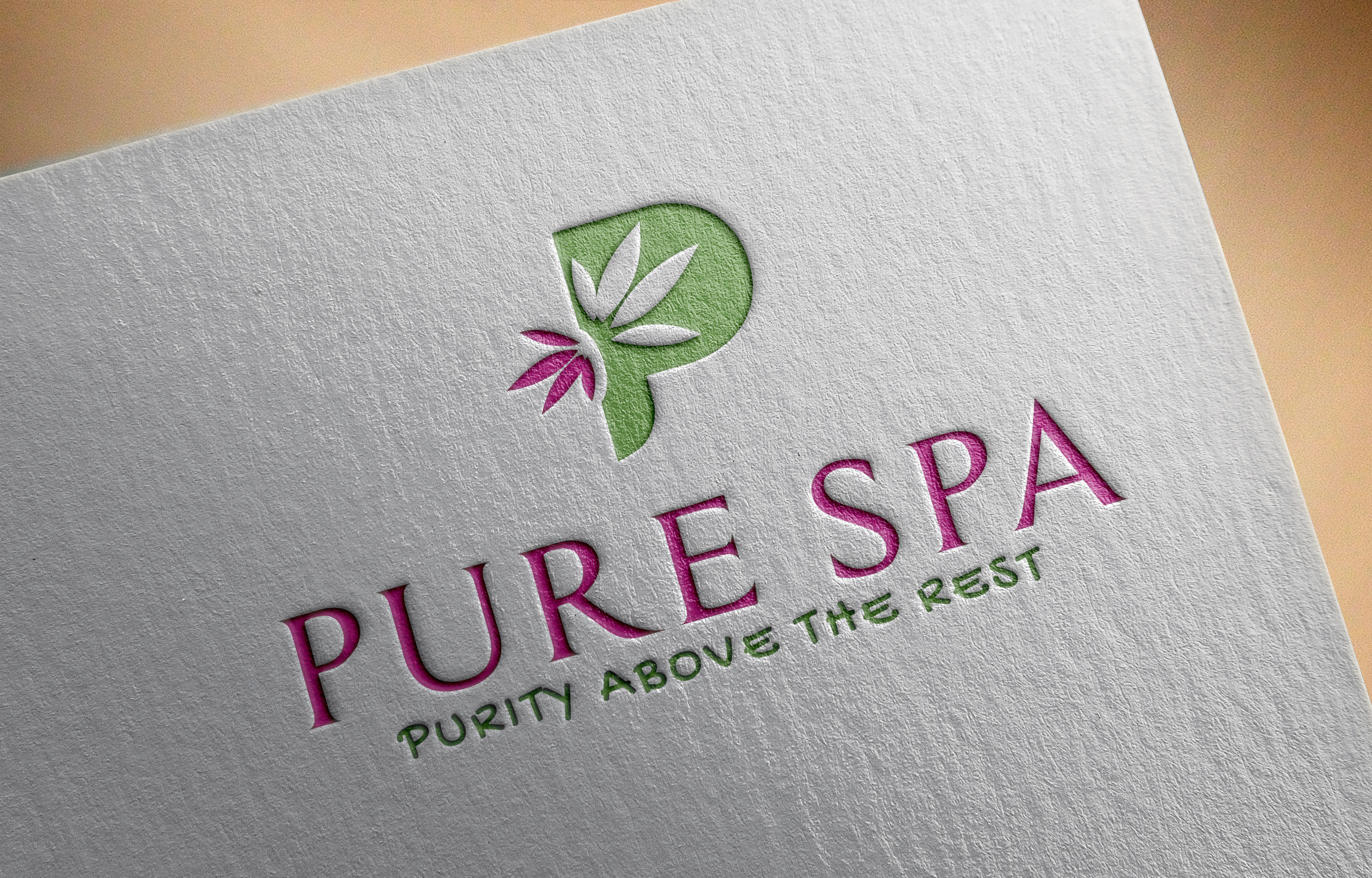 Pure Spa Logo Template, a Branding & Logo Template by GladicMonster