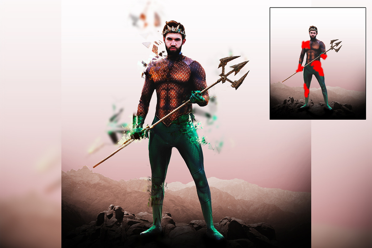 Shatter Effect Photoshop Action, an Action Add-On by Eka Design