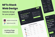 NFT Stocks Web Design