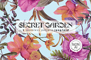 Secret Garden, a Pattern Graphic by emeraldthue