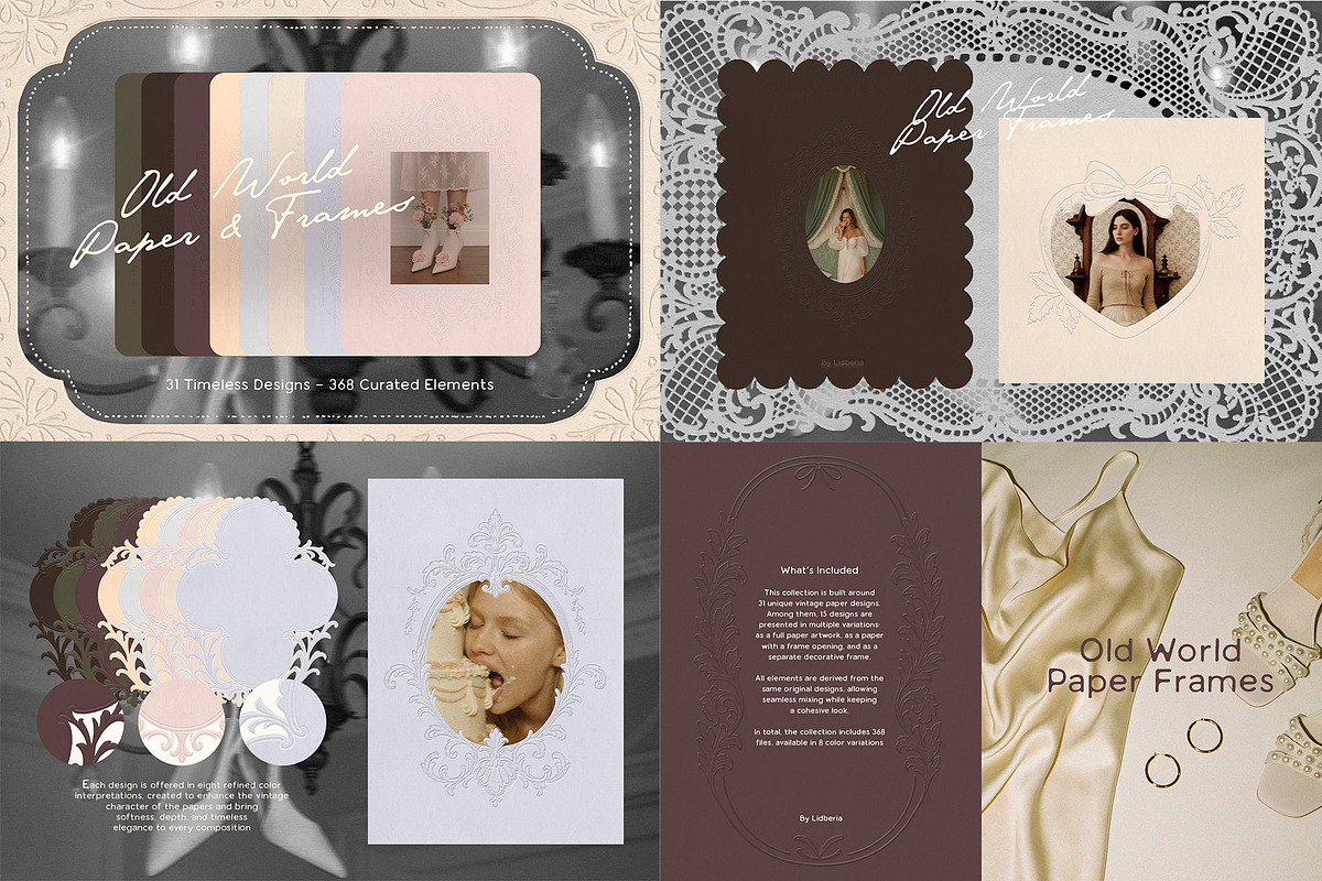 6 in 1: Analog Paper Atelier Bundle, an Object Graphic by Lidberia