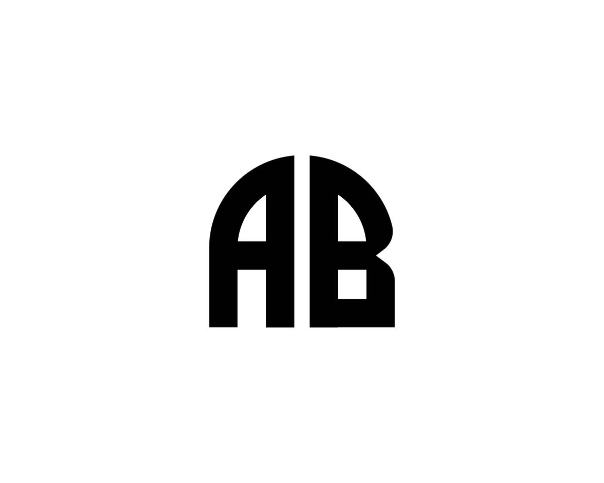 AB logo design vector template, a Branding & Logo Template by xcoolee ...