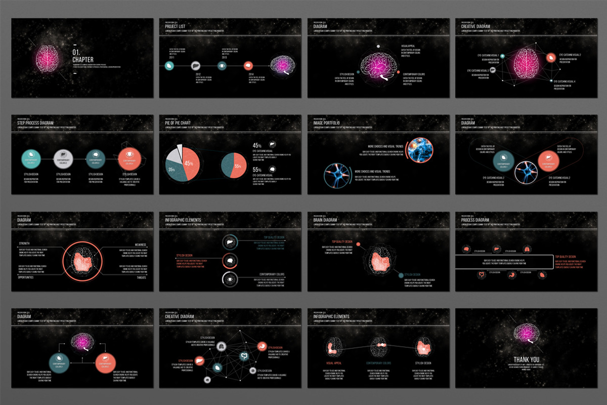 Brain Structure, a Presentation Template by GoodPello