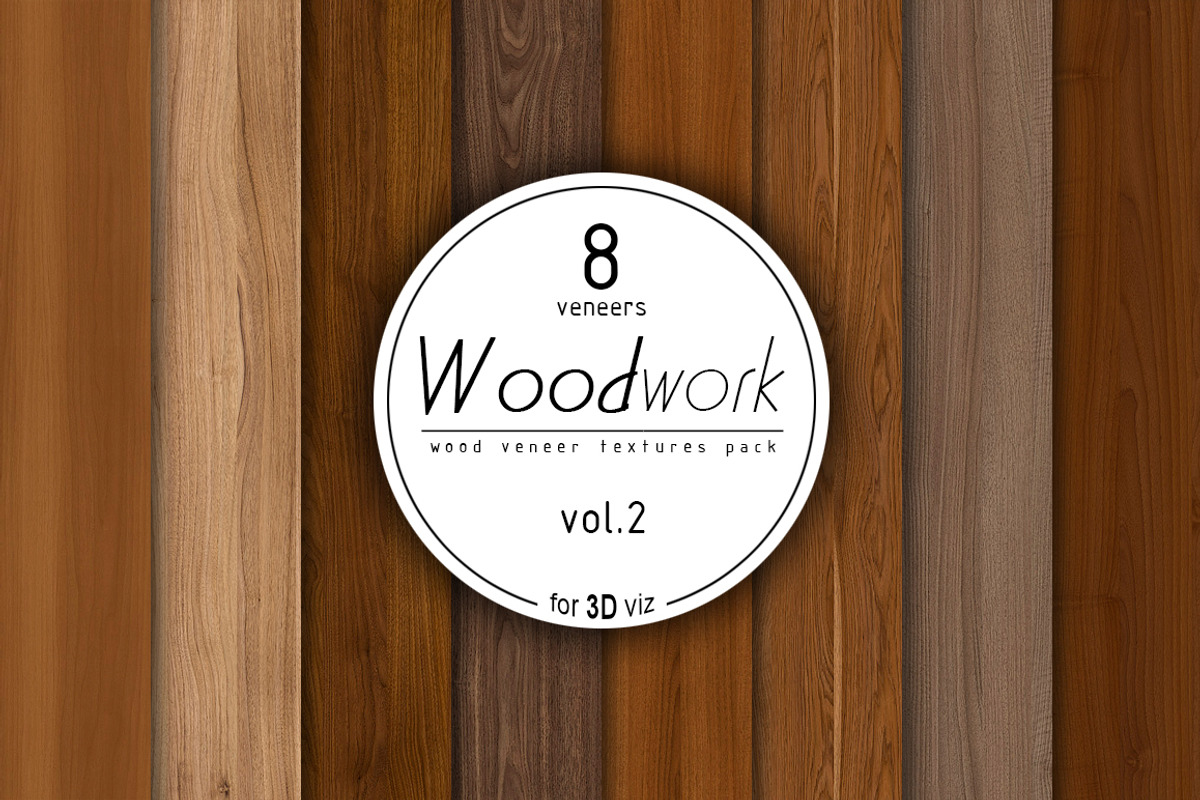 8 wood veneer texture pack vol.2, a Textures & Material 3D Model by Zver