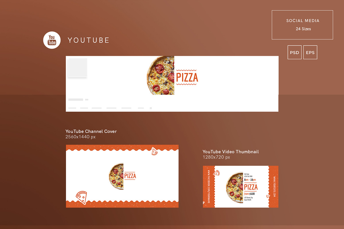 Promo Bundle | Tasty Pizza, a Poster Template by Amber Graphics