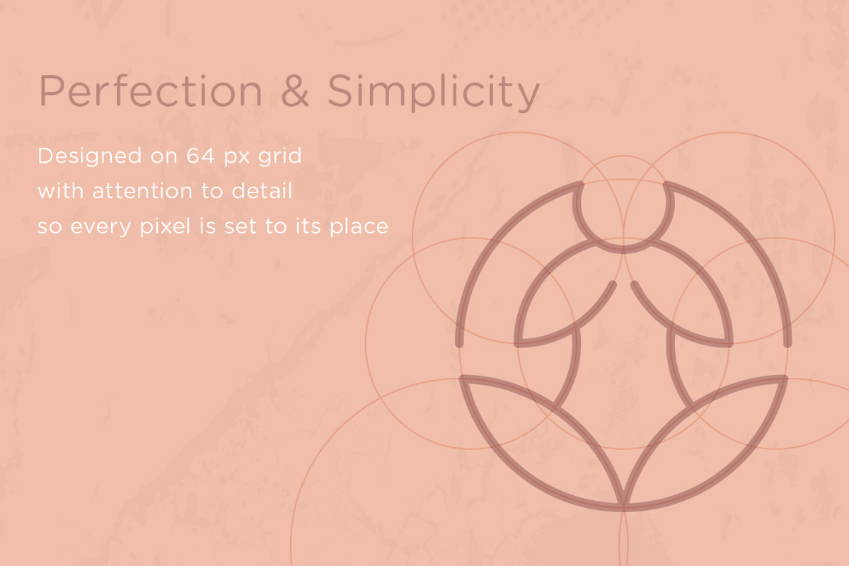 Circularity - Circle Line Icons, an Outline Icon by ARTE MIGUEL