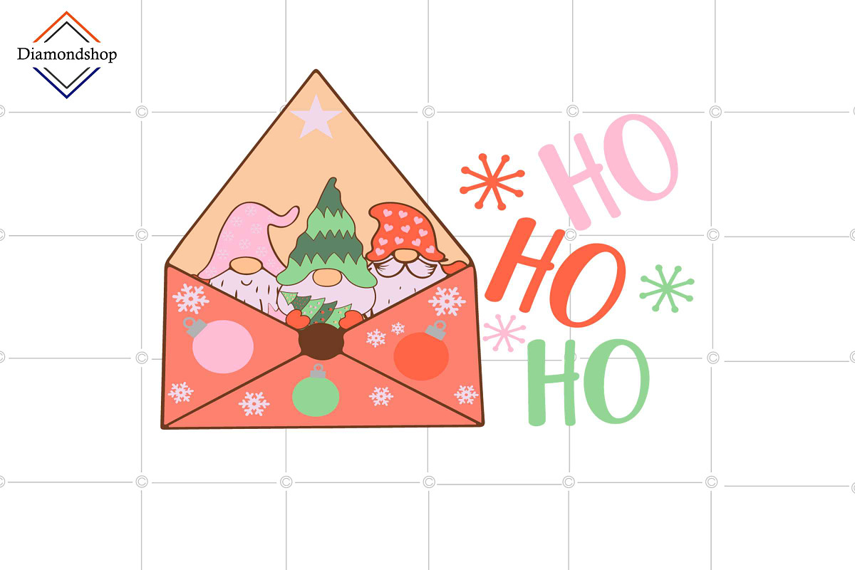 Ho Ho Ho Christmas Letter SVG Files | Creative Market