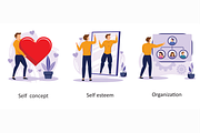 Self concept Self esteem, a Person Illustration by alwie99d