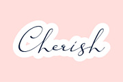 Introducing Cherish - Handwritten Font