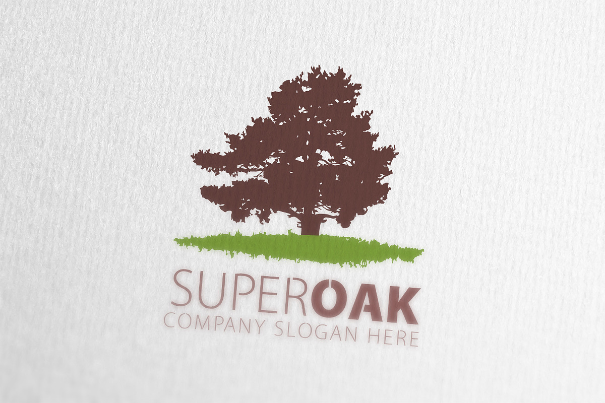 Oak Logo, a Branding & Logo Template by essegraphic