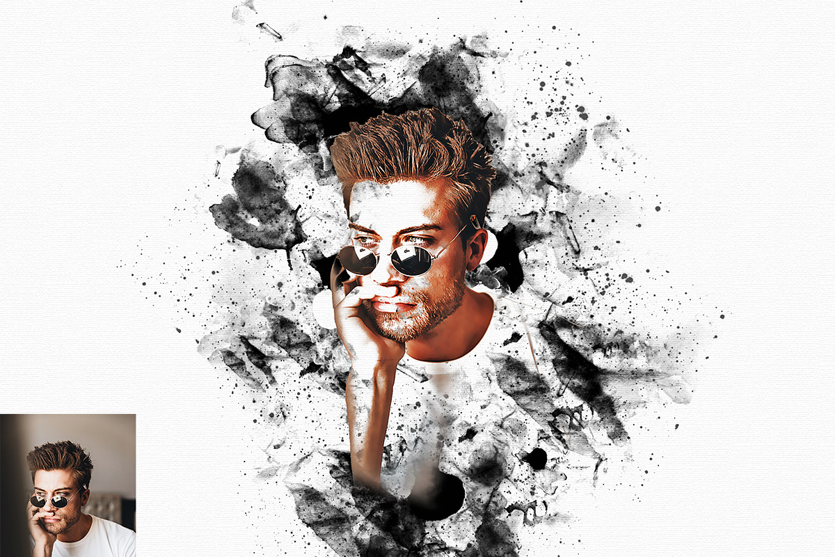 Ink Art Photoshop Action, an Action Add-On by Studio Retouch