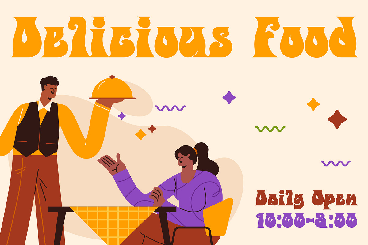 Funky Disco Font | Creative Market