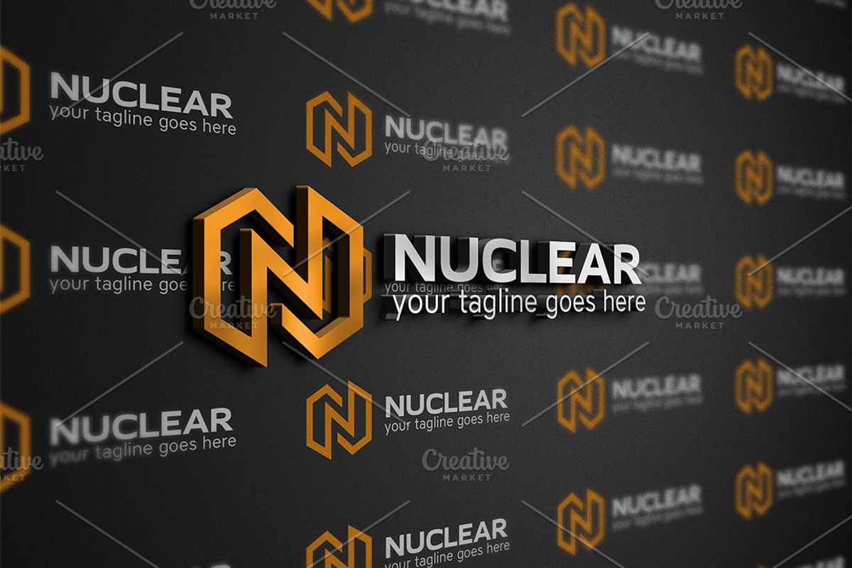 nuclear logo, a Branding & Logo Template by Indigo Graphic Shop ...