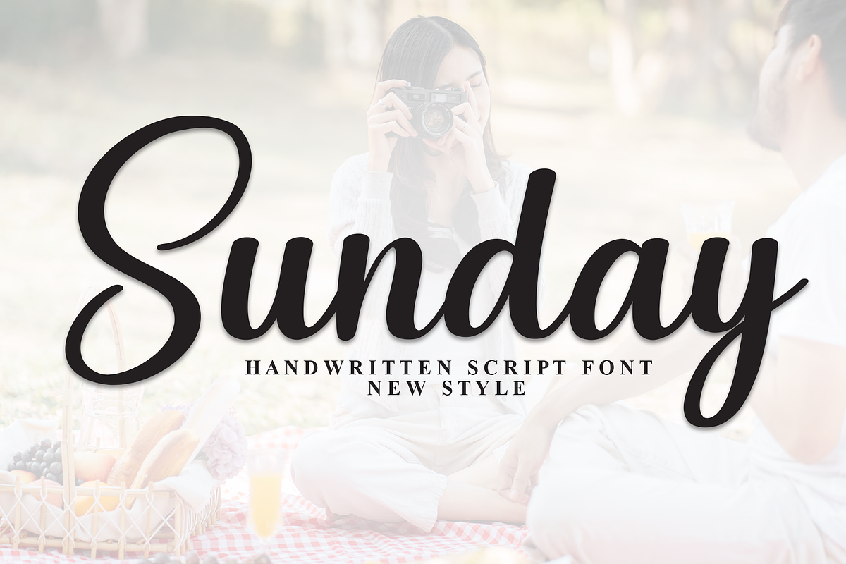 Sunday | Script Font, a Handwritten Font by Scratchones