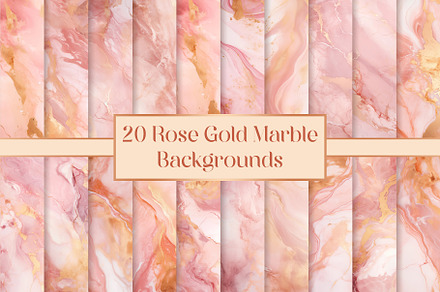 Rose gold digital papers, a Texture Graphic by Elona Laff